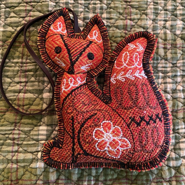 PDF Wool Applique Pattern Primitive Hare in the Wildflowers by Kay ...
