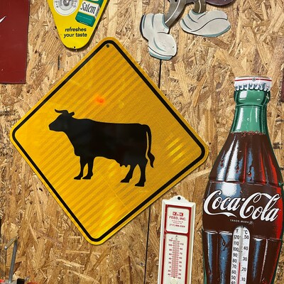 Vintage Original INTERSTATE 81 Sign Highway Shield NEW OLD Stock Metal ...