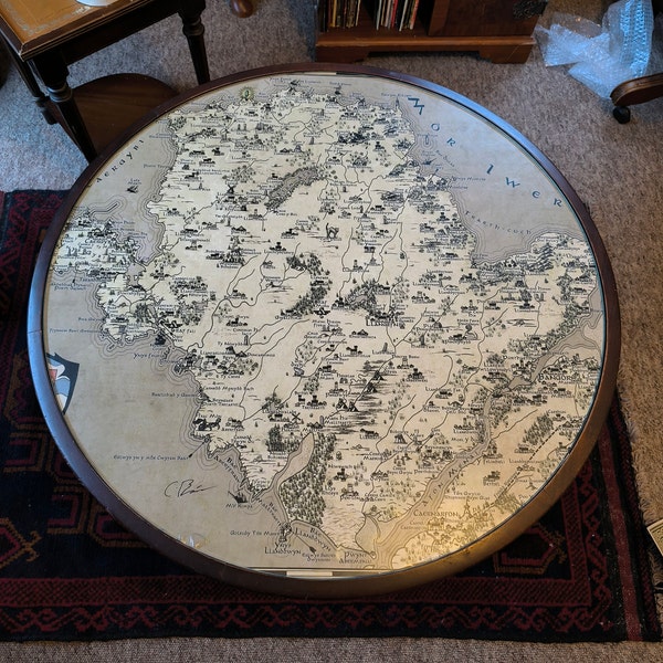 Scotland Canvas Fantasy Map, Scotland Map, Hand Drawn, Scottish Gifts ...