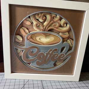 Coffee Shadow Box Svg Shadow Box Svg Coffee Svg Cricut Svg - Etsy