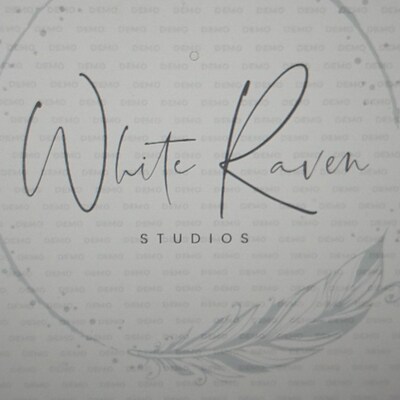 Feather Logo Design Instant Download, Boho Logo DIY Premade Logo ...