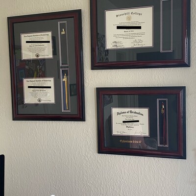 Graduation Cord Box Frame University Diploma Frame College - Etsy