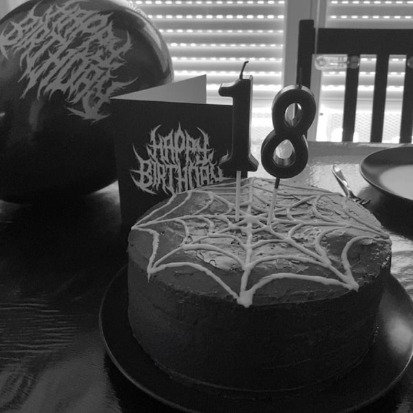 Heavy Metal Happy Birthday Card - Death Metal Gift - Etsy UK