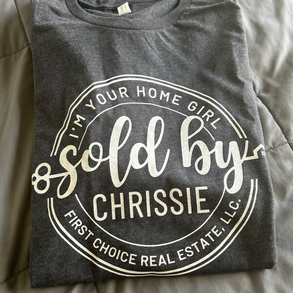 Realtor Shirt for Realtor Custom Realtor Shirts for Realtor Gift Real ...