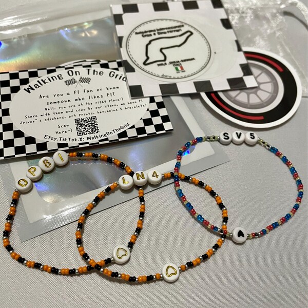 Oscar Piastri OP81 Friendship Bracelet Mclaren 2024 Livery Inspire F1 ...