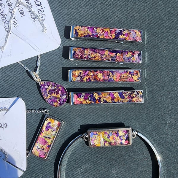 Funeral Flower Bracelet, Funeral Flower Keepsake, Wedding Flower ...