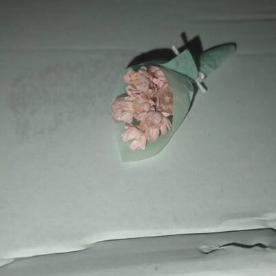 Pink Flower Dollhouse Rug - Etsy