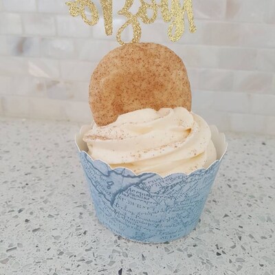 MADE TO ORDER Vintage Map Cupcake Wrappers Set of 12 - Etsy