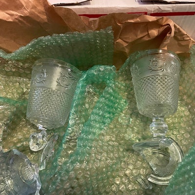 Ruby Red Glass Dinnerware, Vintage Avon Cape Cod Ruby Red Dinnerware - Etsy