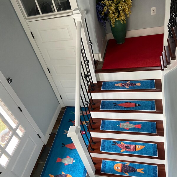 Non-slip Fish Stairs Rug Steps Mat Non Skid Carpet - Etsy