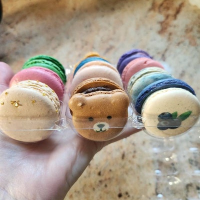 Moon French Macarons 6, 12 or 24 Choose Flavors Macaroons Moon Phases ...