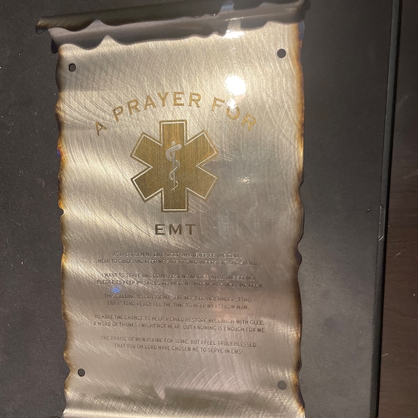 EMT Prayer, Emergency Medical Technician, Emt Gifts, Small Gift for Emt ...