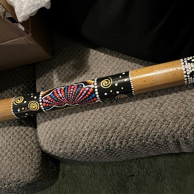 Spiral Didgeridoo Instrument , Travel Didgeridoo Small Australian Bali ...