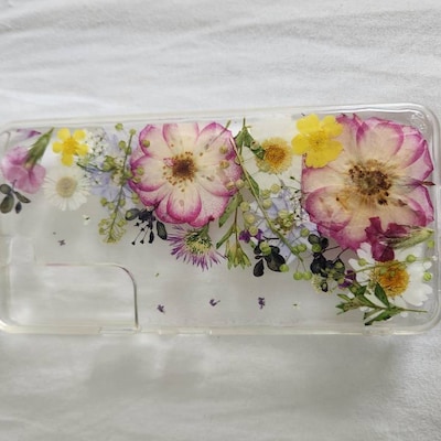 Pressed Flowers Pill Case Birth Control Pill Box Cute Pill Organize ...