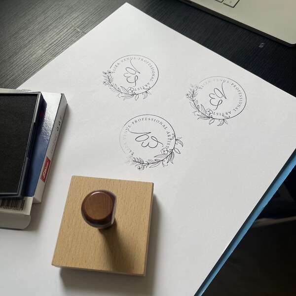 Wedding Logo Stamp, Wedding Favor Stamp, Custom Wedding Gift Stamp ...