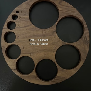 Walnut Cervical Dilation Board for Midwife Doula Birth Cervical ...