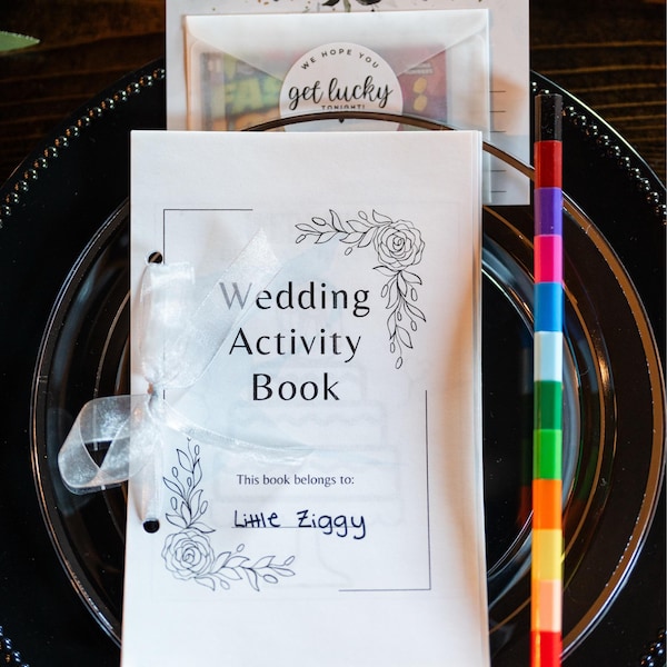Kids Wedding Activity Bundle, Wedding Activity Pack for Kids, Kids ...