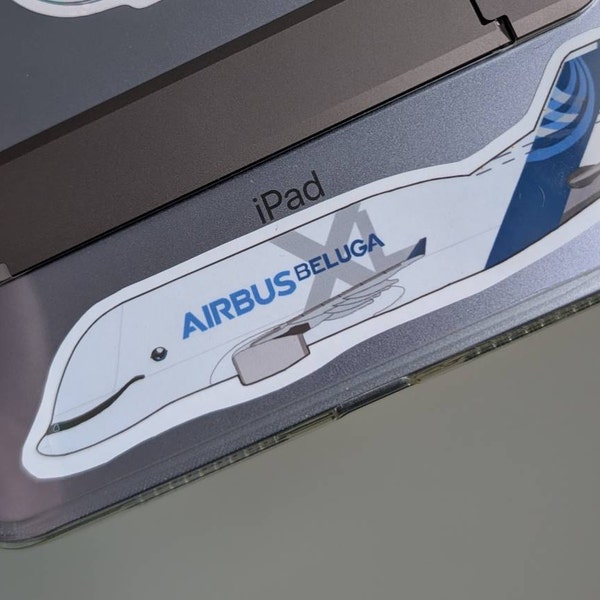 Emirates A380 (NBA Livery) Aircraft Sticker | Decal for Laptop ...
