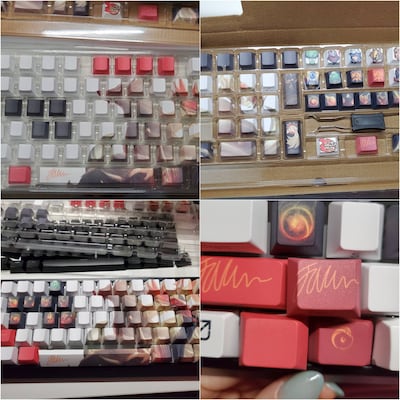 Sona Maven of the Strings LOL Series Keycap Set, 127 Keys PBT for Mechanical Keyboard OEM ...