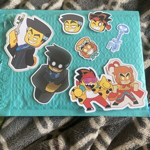 LMK Chibi Nezha and Chang'e Matted Stickers - Etsy