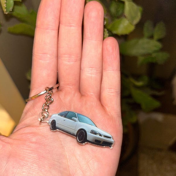 Custom Car Keychain Personalized Photo Picture Model Shape Acrylic ...