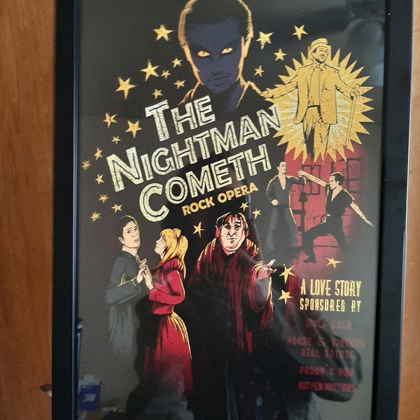 The Nightman Cometh Poster Print - Etsy