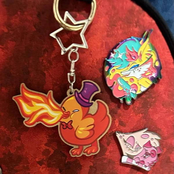 Astarion Ancunin & Gale Dekarios Hard Enamel Pins 50 Mm Tall - Etsy