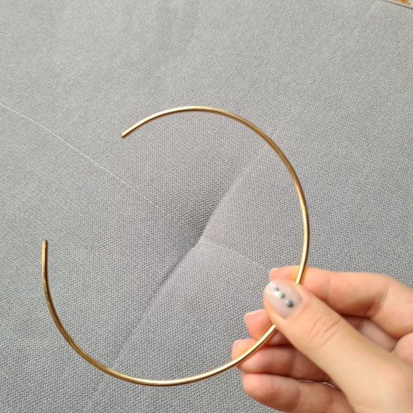 14k Gold Filled Neck Cuff, Gold Filled Neck Collar, Open Neck Choker ...