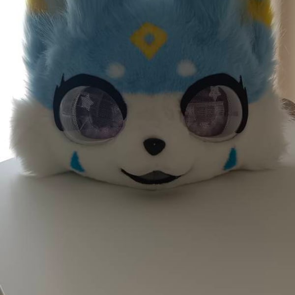 New Design Fursona Head Piece, Fursuit Furry Unique, Cosplay, Kemono ...