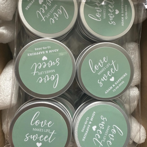 Mint to Be Wedding Favours, Personalised Mini Heart Mints, Mint Tins ...