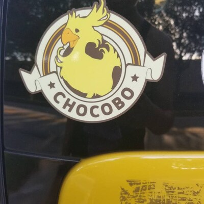 Chocobo Vinyl Sticker Final Fantasy Stickers Laptop Sticker Water ...