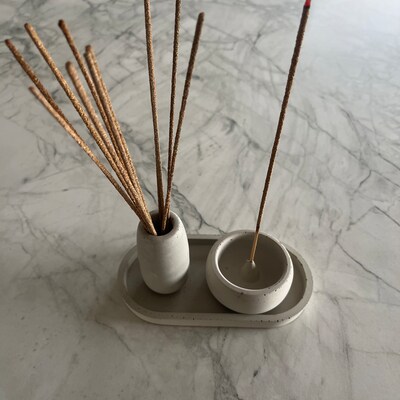 Incense Holder Set, Incense Tray, Meditation Gift, Incense Holder for ...