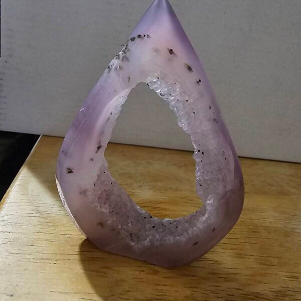 Druzy Agate Crystal Teardrop Color Enhanced | Druzy Agate | Crystals ...