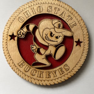 Officially Licensed Ohio State Block O Wood Sign Mancave | Etsy