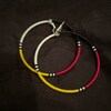 Native American Style Medicine Wheel Hoop Earrings - Etsy