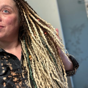 Dark Sprite Half Set of Wool Dreadlocks - Etsy