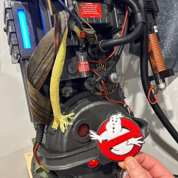 Ghostbusters Embroidered Iron Sew on Patch Fancy Dress Costume T Shirt ...