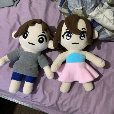 Chibi Human Doll Plush Sewing Pattern .pdf Tutorial With - Etsy