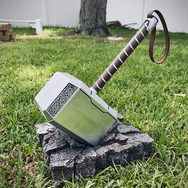 Actual Size Scale Full Resin Avengers Thor Hammer 1 1 Replica Prop ...
