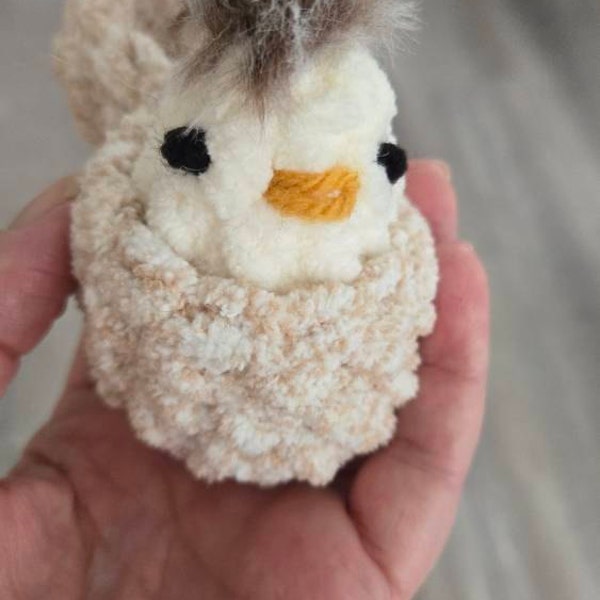 Mini Hatching Chick in Egg Pattern | Crochet Pattern | Cute Baby Chick ...
