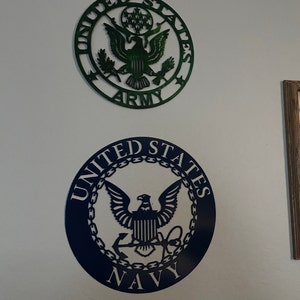 US Navy Decorative Metal Sign Navy Sign Authorized Seller - Etsy