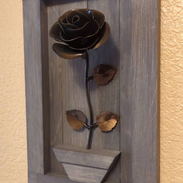 Metal Daisy Iron Anniversary 6th Anniversary Hand Forged Wrought Iron ...