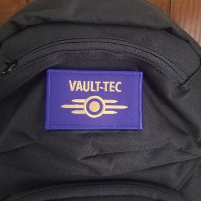 Vault-tec Fallout Insipried Patch Cosplay 3x2 Inches Hook and Loop ...