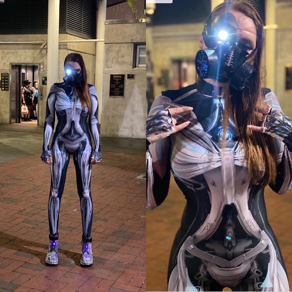 Cyborg Costume, Costumes for Women, Robot Costume for Women, Festival ...