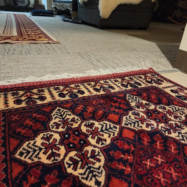 10'1 X 5'1 Ft/ Collectible Turkman Gabbeh Rug/ Handmade Wool Rug ...