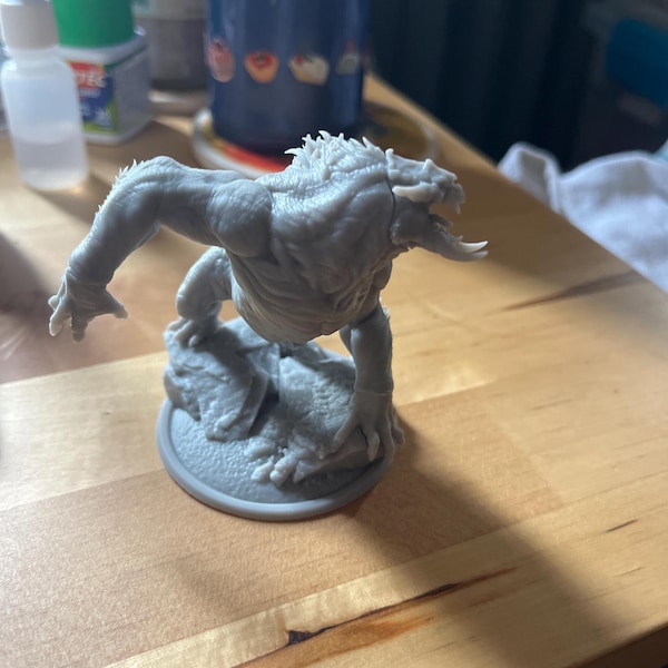 Werewolf Queen Miniature Werewolf Fantasy Miniature Dnd Miniatures DND ...