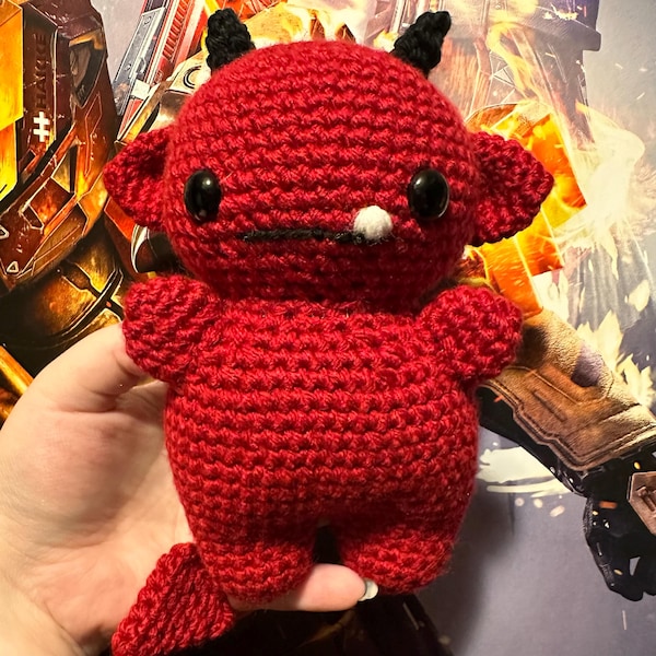 Crochet Pattern Chubby Devil Monster // Demon Crochet Pattern // Cute ...