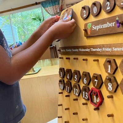 Wooden Perpetual Calendar for Kidsmontessori Classroom - Etsy