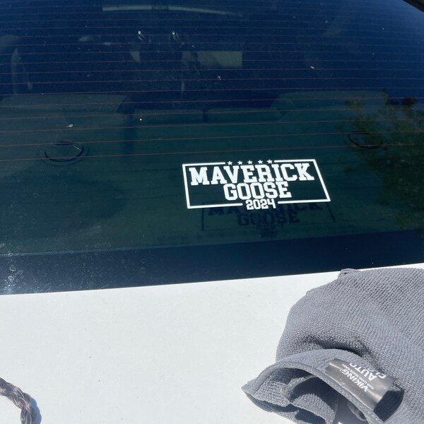 Bocephus Parody Funny Campaign 7 X 3.25 White Vinyl Transfer Decal ...