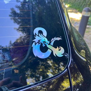 D&D Decal Laptop Phone Tumbler Car Decal Dungeons and - Etsy